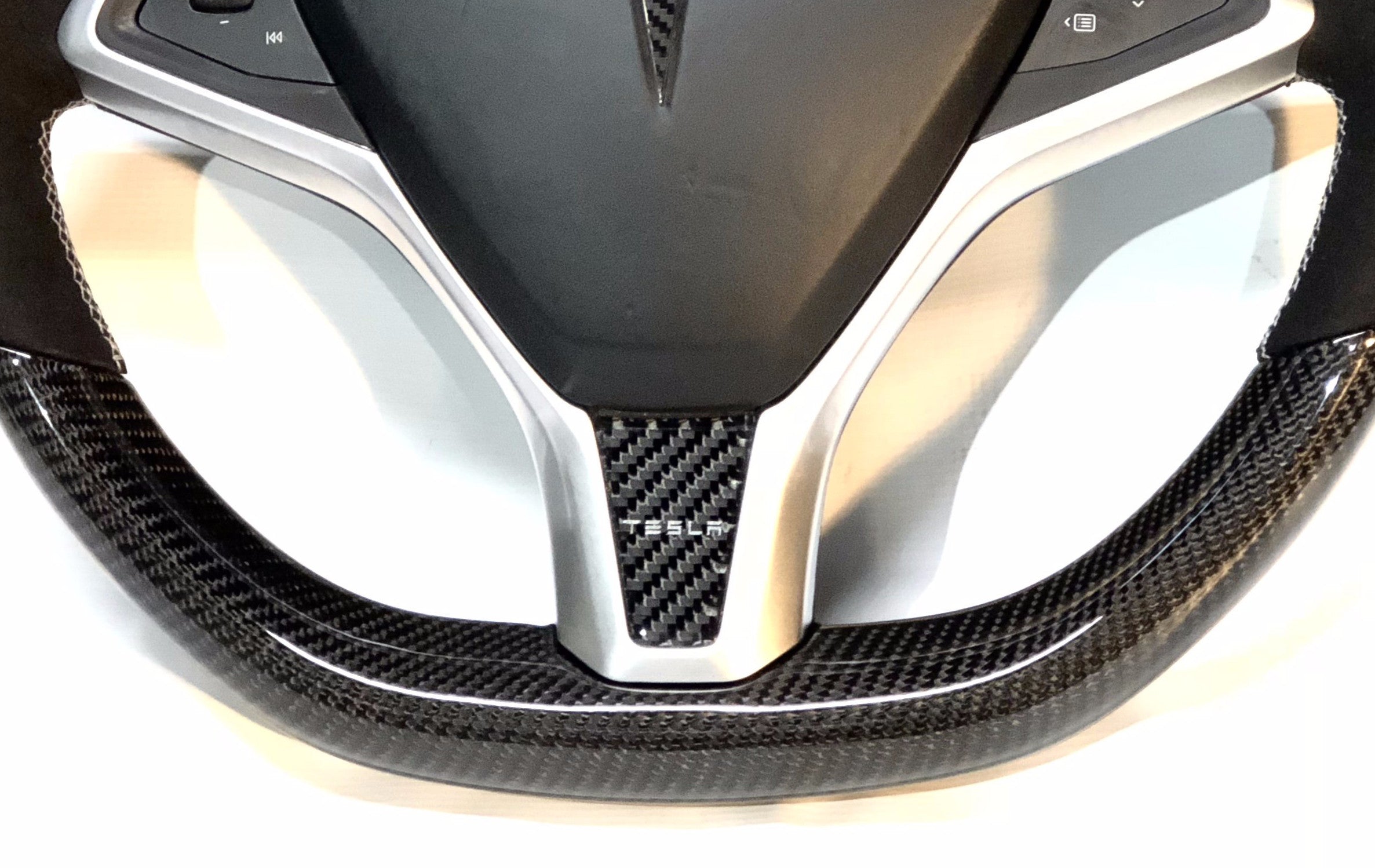Model S & X Carbon Fiber Steering Wheel Applique' – RPM TESLA ...