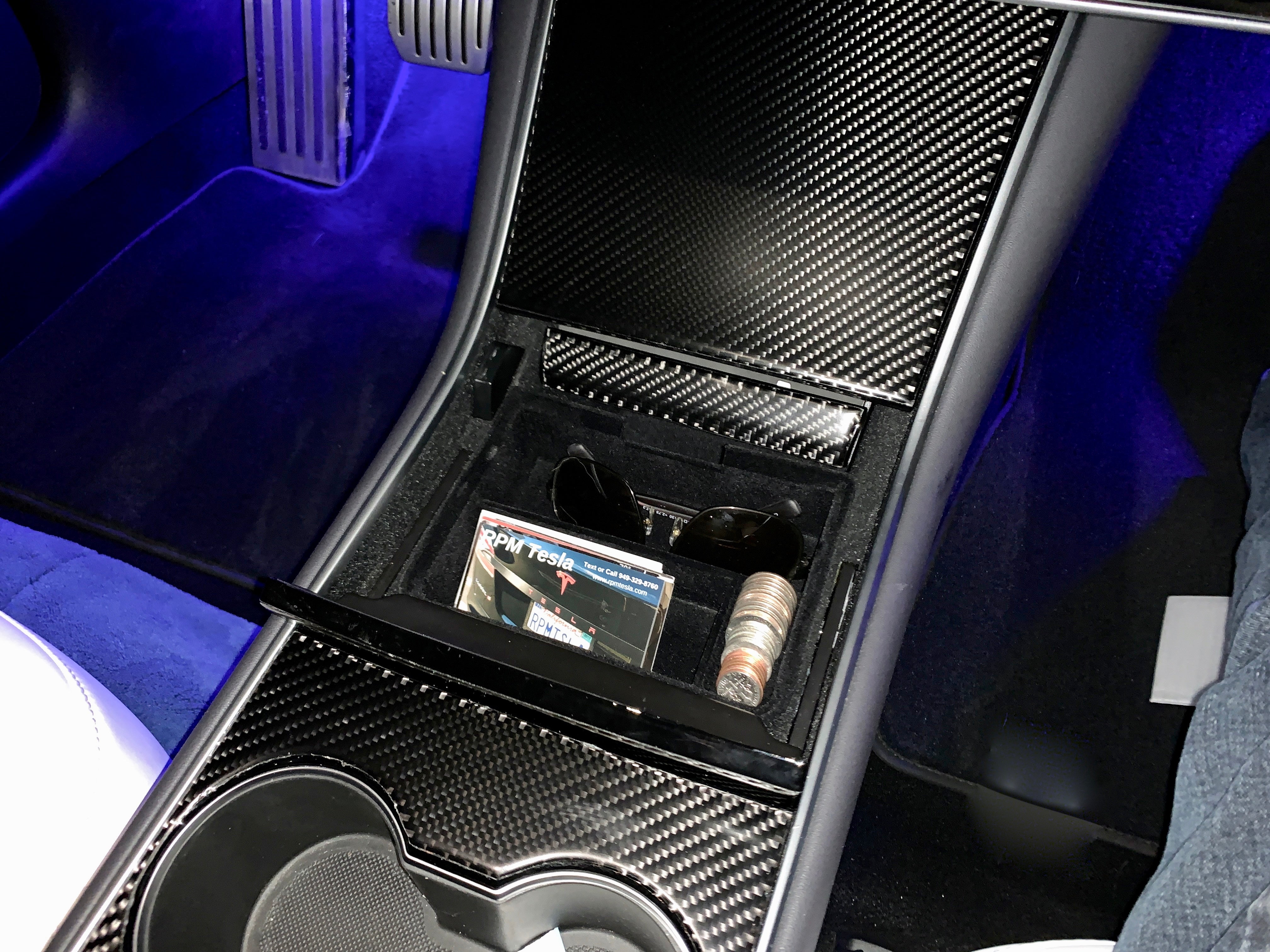 Model 3 Center Console Organizational Tray – RPM TESLA Aftermarket ...