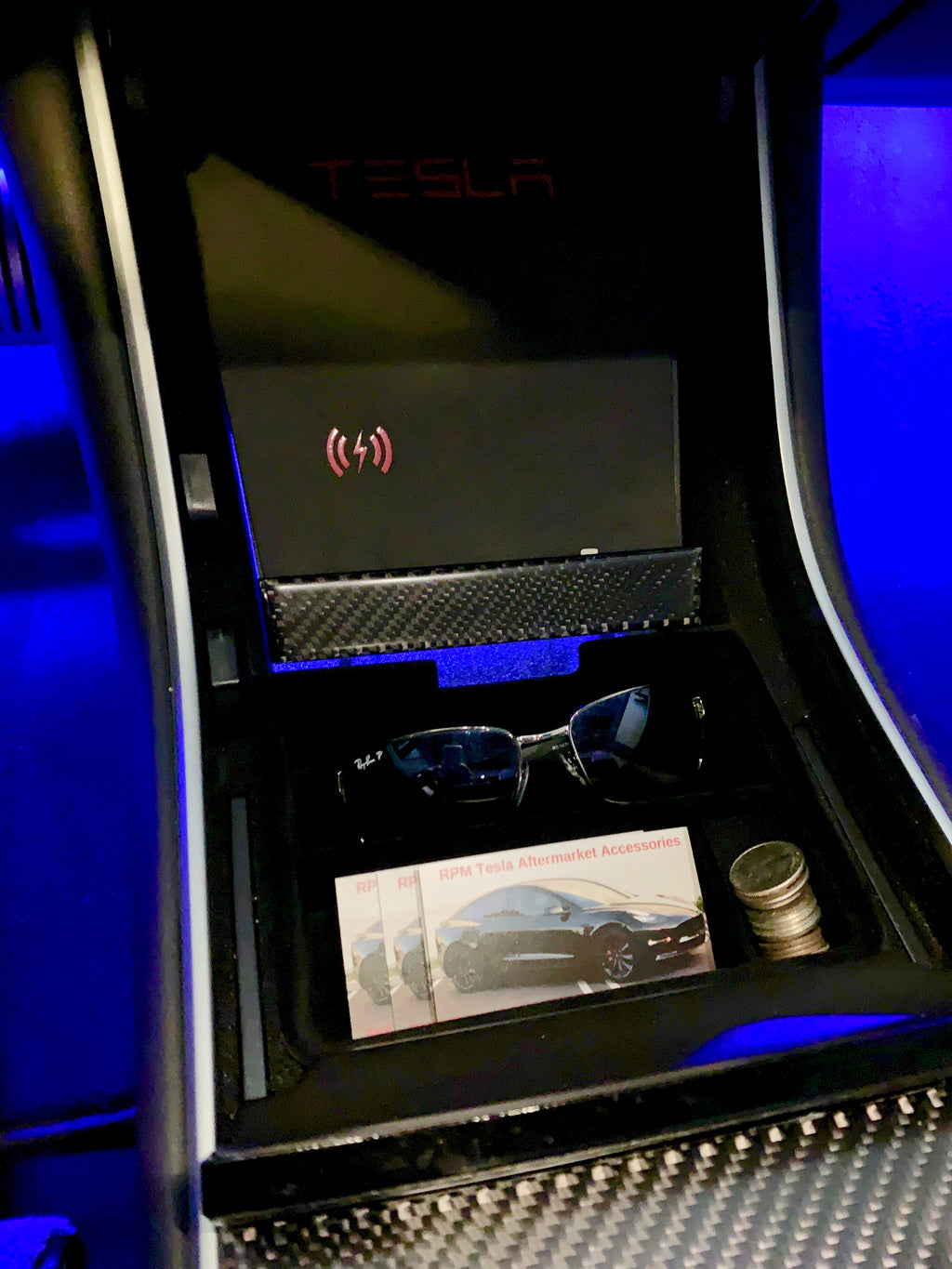 Model 3 Center Console Organizational Tray – RPM TESLA Aftermarket ...