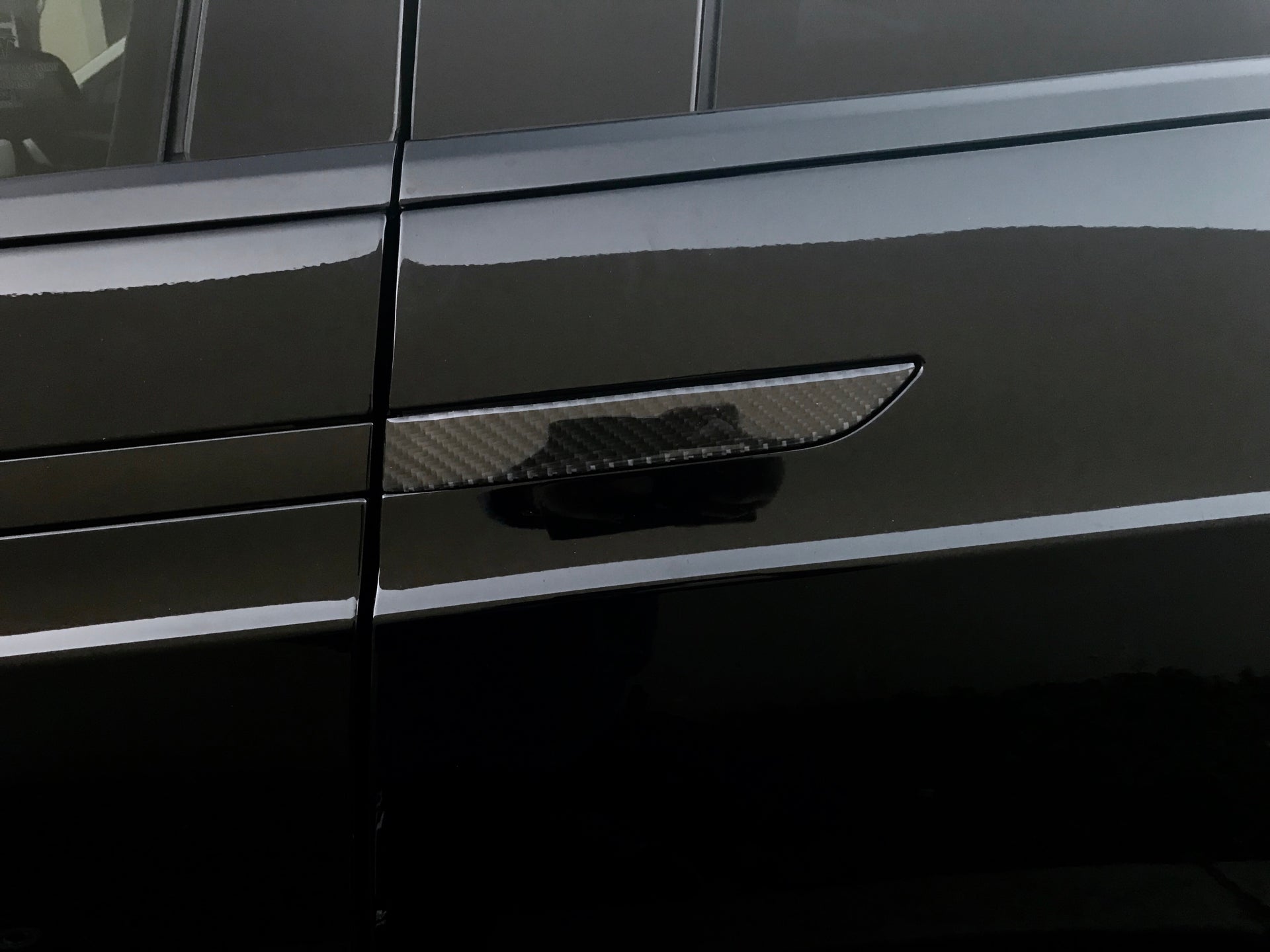 Model X Door Handle Overlay - Flexible Urethane Carbon Fiber – RPM ...