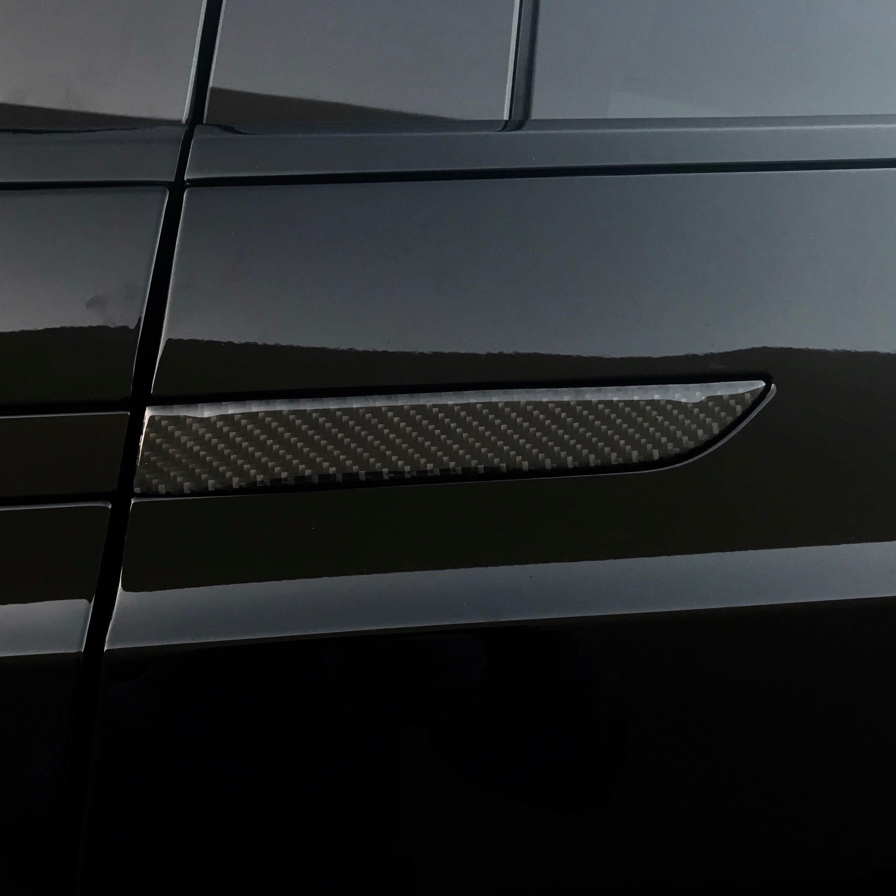 Model X Door Handle Overlay - Flexible Urethane Carbon Fiber – RPM ...
