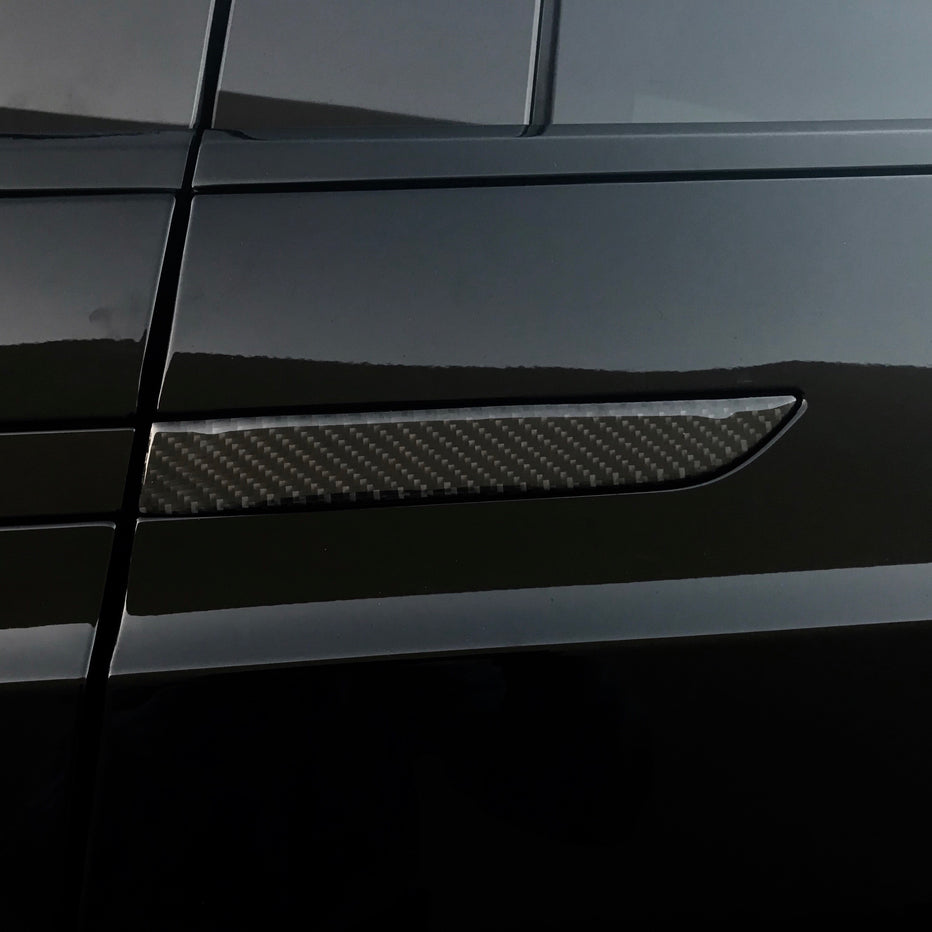 Model X Door Handle Overlay - Flexible Urethane Carbon Fiber – RPM ...