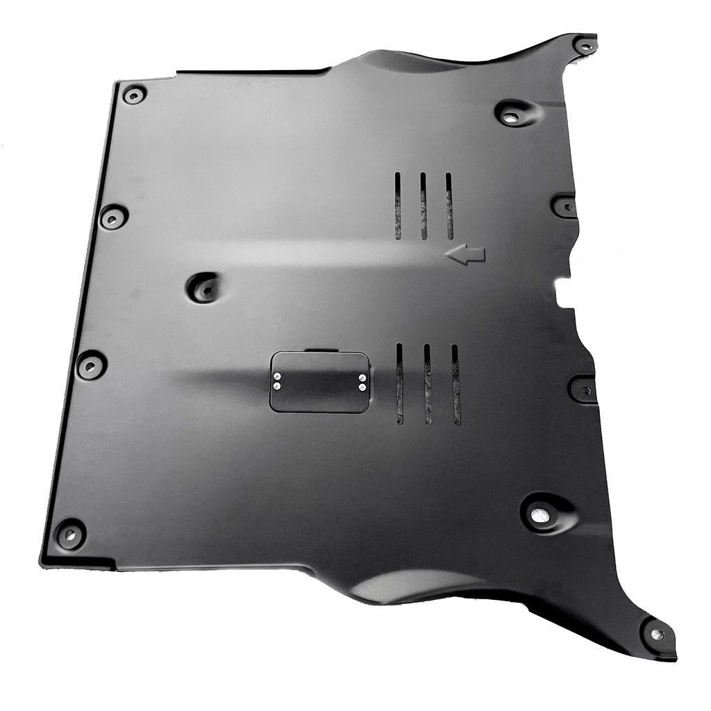 Model 3 Skid Plates - Aluminum with Road Noise Reducing Urethane Insul ...
